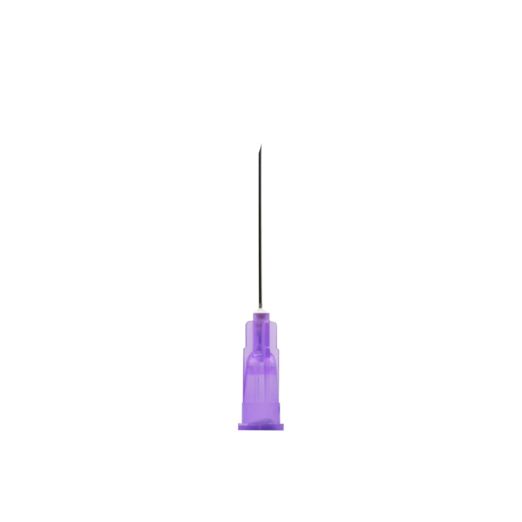 Acucan 24G X 1" (0.55mm x 25mm) Violet Hypodermic Needle - Orion ...