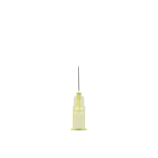 Acucan 30G X ½" (0.3mm x 12.7mm) Yellow Hypodermic Needle - Orion ...