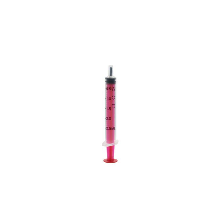 Acuject 2ml Ultra Low Dead Space Syringe Red - Orion Medical Supplies